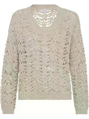 Brunello Cucinelli Lace Up Sweaters For Women