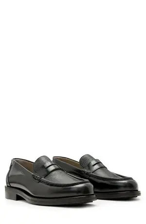 ALLSAINTS Bloom Penny Loafer - Black
