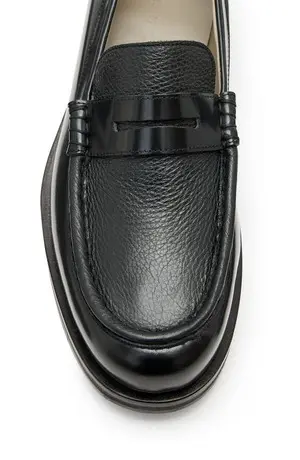 ALLSAINTS Bloom Penny Loafer - Black