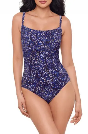 MIRACLESUIT® Spotlight Starr One-piece Swimsuit - Plum Multi