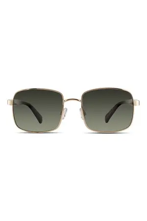 VELVET EYEWEAR Rectangle Sunglasses - Gold 3