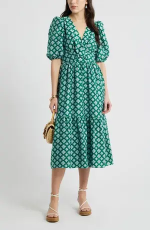 Caslon Shirred Day Dresses