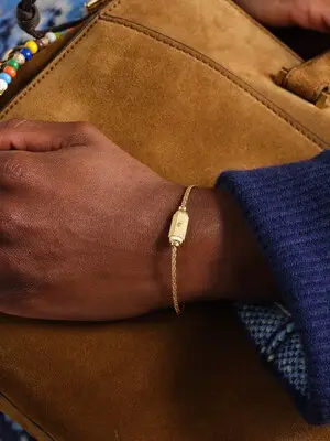 MARIE LICHTENBERG Micro Coco Diamond Bracelet - Gold