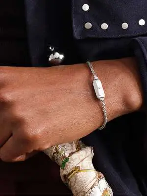 MARIE LICHTENBERG Micro Coco Diamond Bracelet - Silver