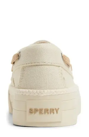 Sperry Bahama 2.0 Lace Up Sneakers - Off White