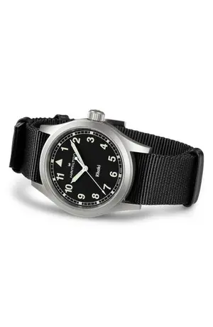 Hamilton Khaki Field Strap Watch - Black
