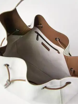 Brunello Cucinelli Leather Tote Bag
