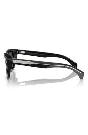 Moncler Claro Square Sunglasses - Shiny Black