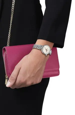 TISSOT Desire Mother-of-pearl & Diamond Bracelet Watch