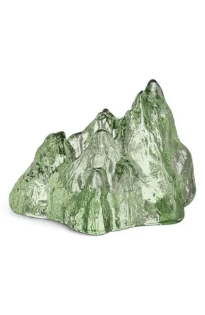KOSTA BODA The Rock Votive Holder - Green