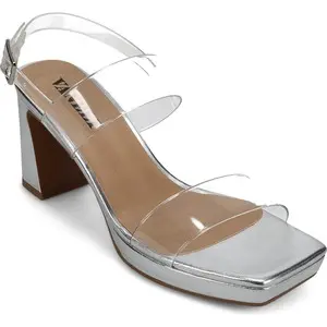 Vaneli Maida Slingback Platform Sandal - Clear