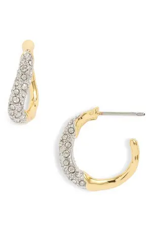 Alexis Bittar Solanales Crystal Hoop Earrings - Crystals