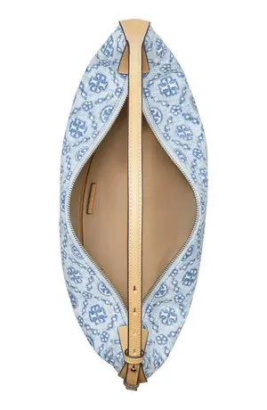 Tory Burch T Monogram Denim Shoulder Bag