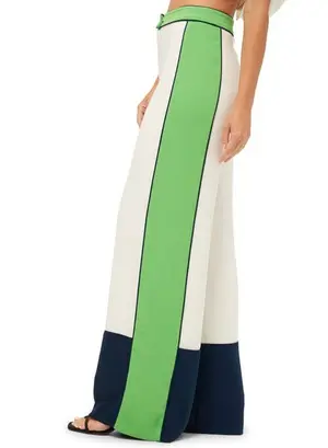 Trina Turk Rivals Colorblock Wide Leg Pant