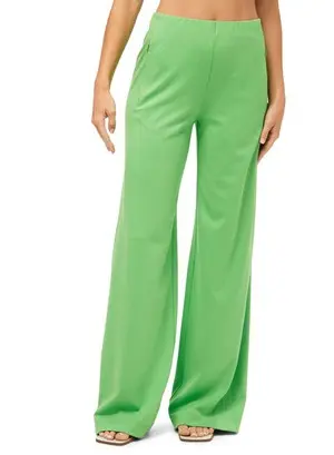 Trina Turk Record Ponte Pant - Grass Court Green