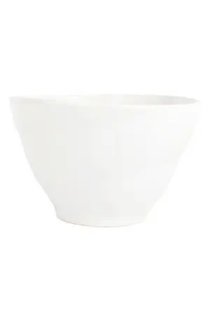 VIETRI Luna Deep Serving Bowl - White