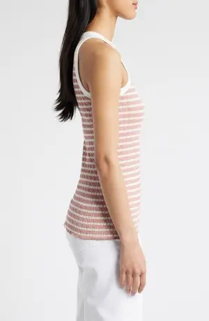 Loveappella Stripe Racerback Tank