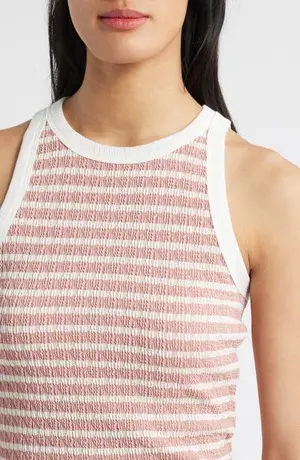 Loveappella Stripe Racerback Tank