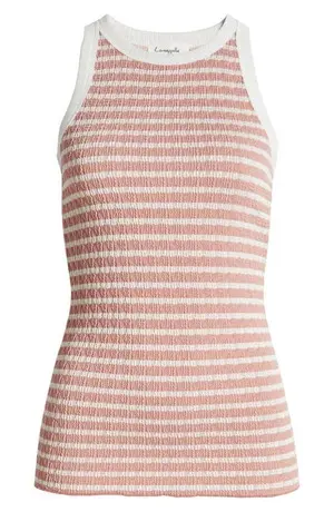 Loveappella Stripe Racerback Tank