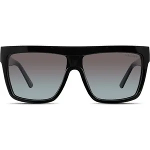 VELVET EYEWEAR Melania Sunglasses - Black Blue