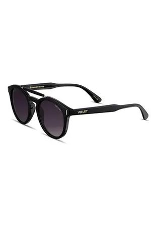 VELVET EYEWEAR Amelia Sunglasses - Black Grey