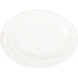 VIETRI Luna Small Oval Platter - White