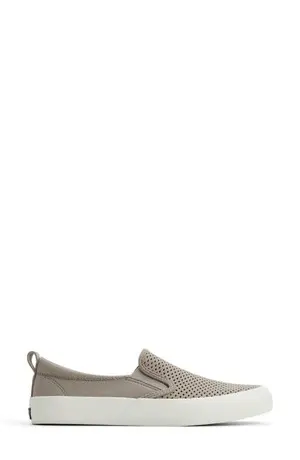 Sperry Crest Twin Gore Slip-on Sneakers - Grey Perf