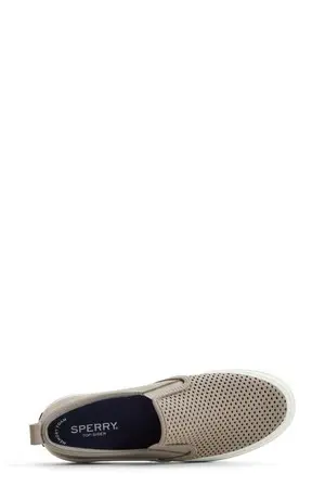 Sperry Crest Twin Gore Slip-on Sneakers - Grey Perf