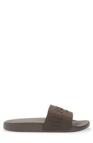 ALLSAINTS Biggy Slide Sandal - Dark Brown