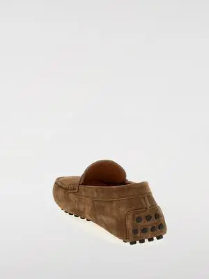TOD'S Suede Loafers - Earth