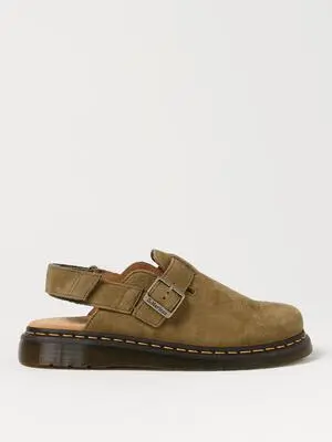Dr. Martens Buckled Clog Sandals - Military