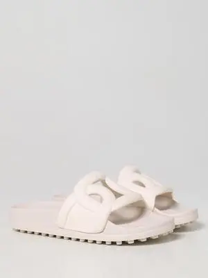 TOD'S Flat Sandal - White