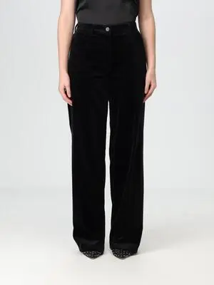 Theory Wide Leg Trousers - Black