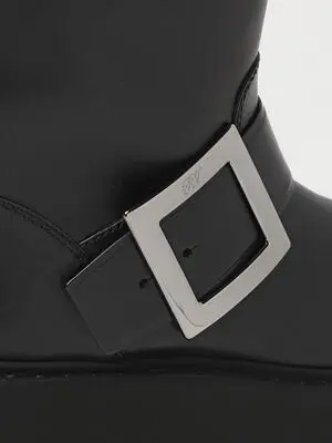 ROGER VIVIER Buckled Platform Boots