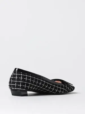 ROGER VIVIER Ballet Flats With Buckle Detail - Black