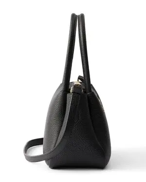 Prada Liaison Mini Leather Handbag - Black