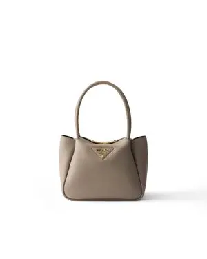 Prada Small Leather Handbag - Grey