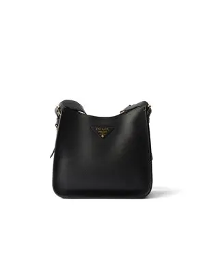 Prada Leather Shoulder Bag - Black