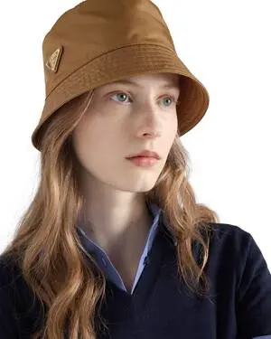 Prada Re-nylon Bucket Hat - Brown
