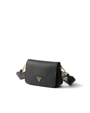 Prada Leather Shoulder Bag - Black
