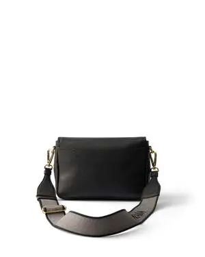 Prada Leather Shoulder Bag - Black