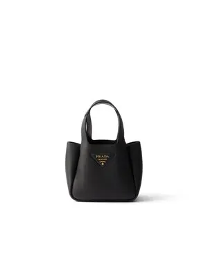 Prada Mini Leather Handbag - Black