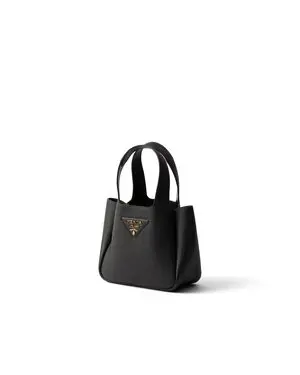 Prada Mini Leather Handbag - Black