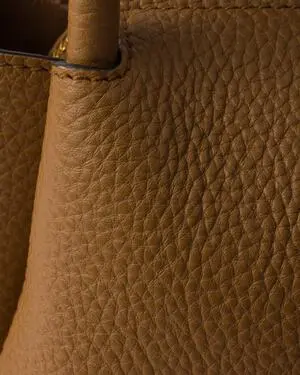 Prada Mini Leather Handbag - Brown