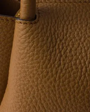 Prada Liaison Mini Leather Handbag - Brown