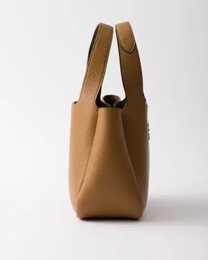 Prada Mini Leather Handbag - Brown