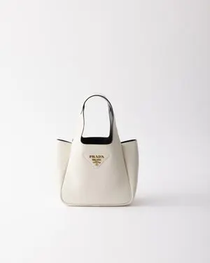 Prada Liaisons Mini Leather Handbag - White