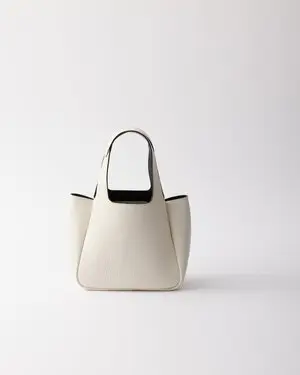 Prada Liaisons Mini Leather Handbag - White