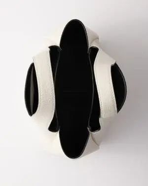Prada Liaisons Mini Leather Handbag - White