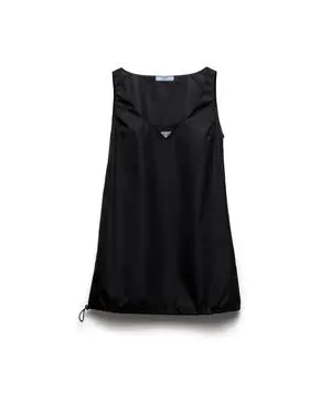 Prada Re-nylon Mini-dress - Black